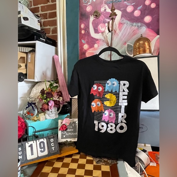 pac man | Other | Vintage Style Pacman Pacman Ghosts Retro 98 Video ...
